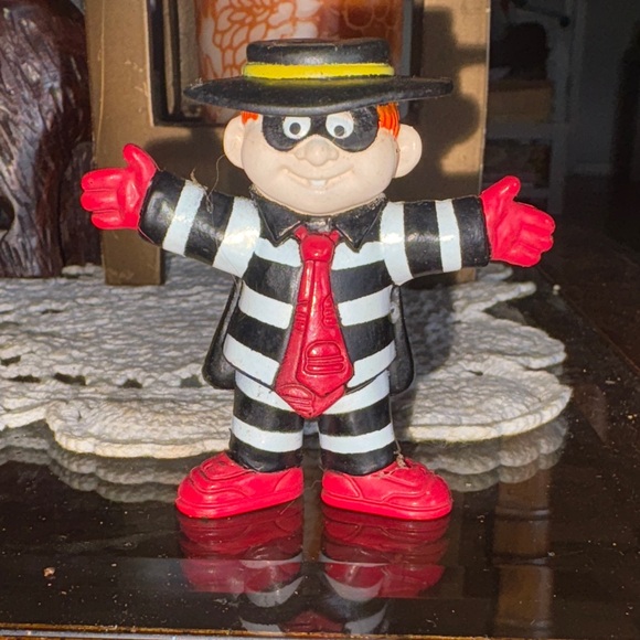 McDonald's | Toys | Mcdonalds Striped Bandit Figure With Red And Black ...
